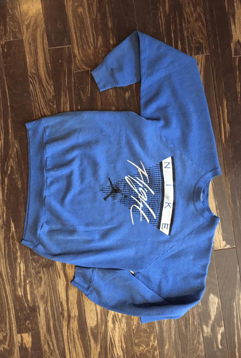 Nike × Vintage Vintage 90s Bootleg Nike Flight Jordan Crew Neck | Grailed