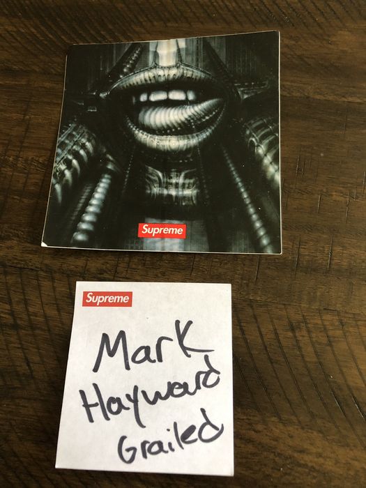 Supreme Supreme HR Giger sticker | Grailed