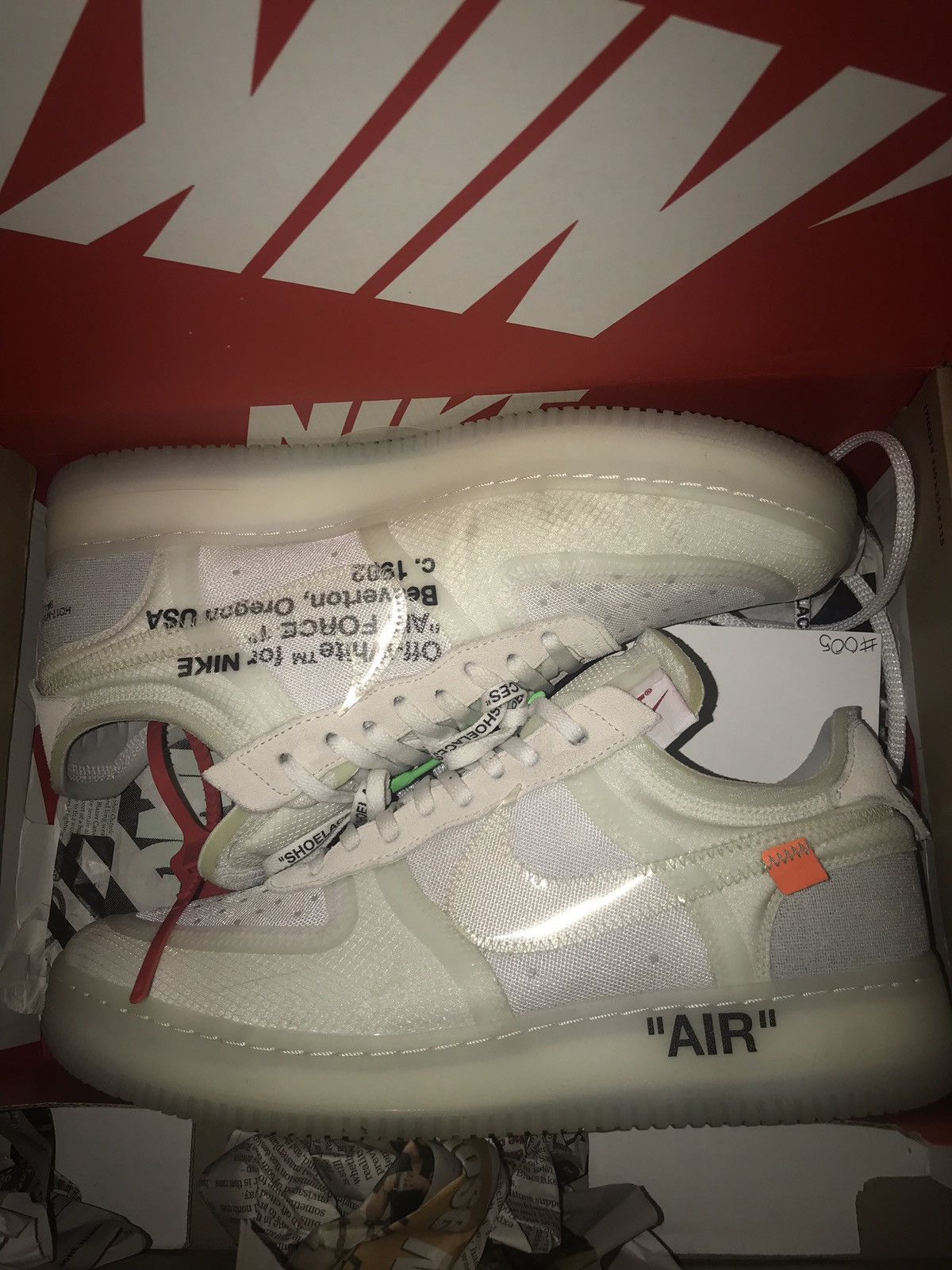 Nike × Off-White Off White Air Force 1 Og | Grailed