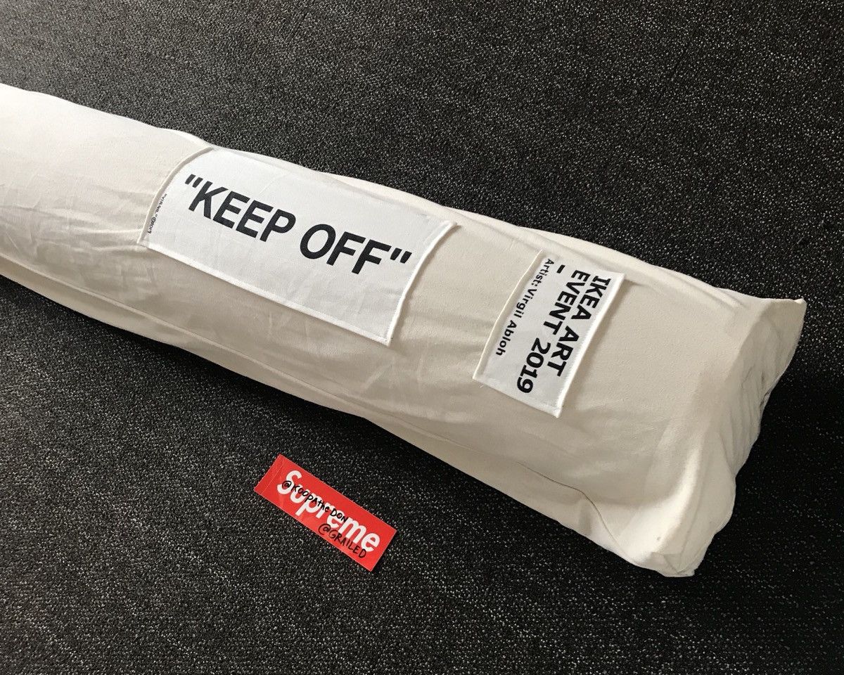 Ikea × Off-White × Virgil Abloh IKEA Virgil Abloh “Keep Off” Rug | Grailed