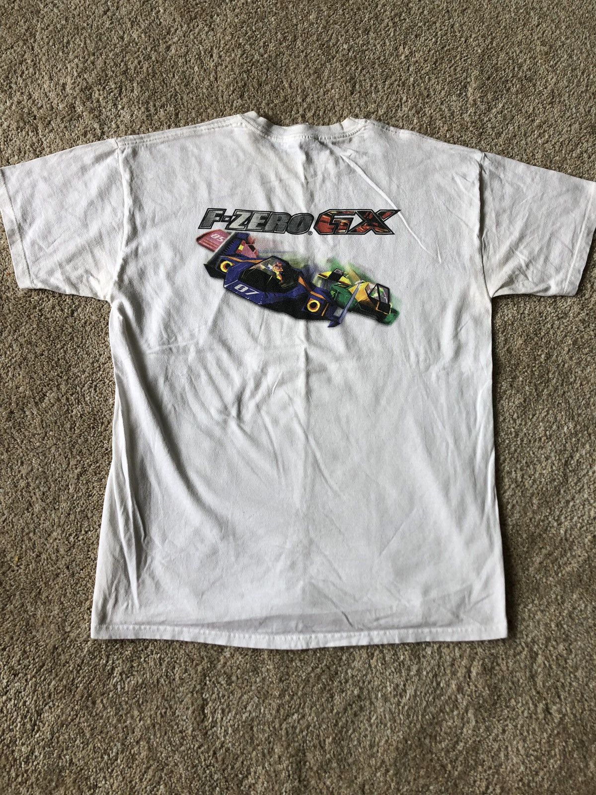 Vintage Nintendo GameCube F-Zero GX Racing White T-Shirt | Grailed