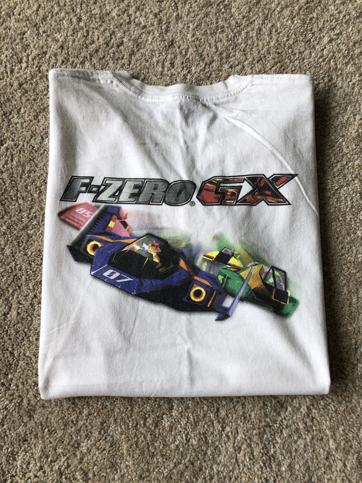 Vintage Nintendo GameCube F-Zero GX Racing White T-Shirt | Grailed