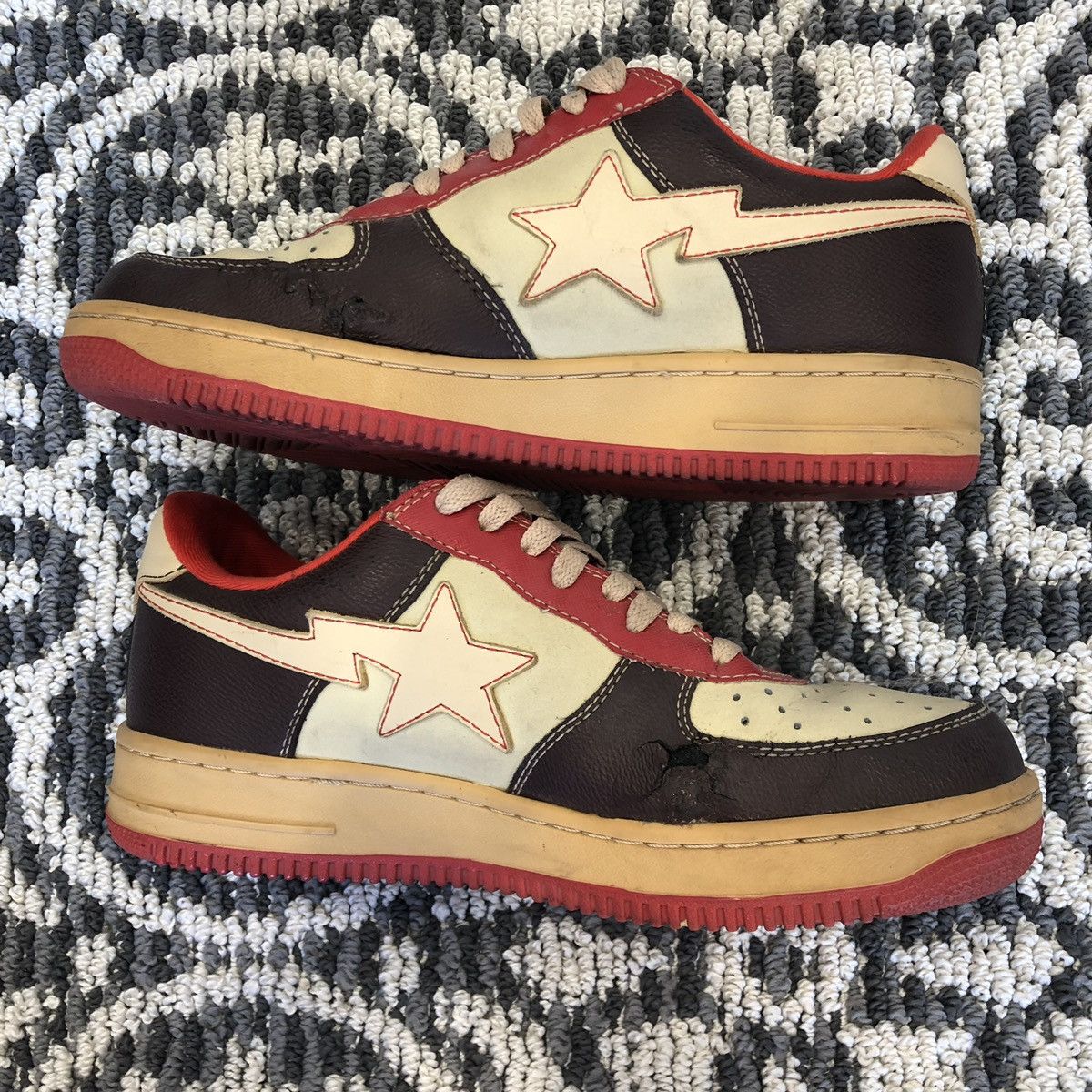 Bape × Kanye West 2006 Bape x Kanye West College Dropout Bapestas | Grailed