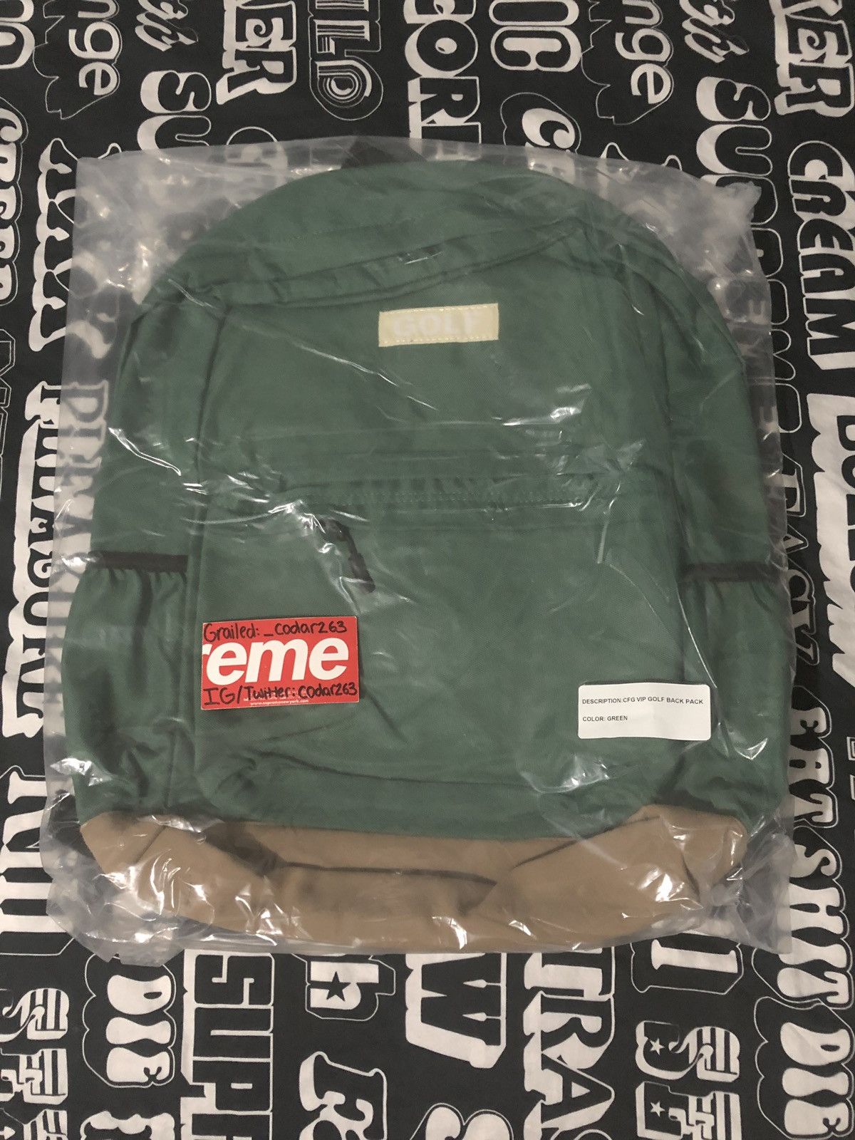Golf Wang × Tyler The Creator GOLF Backpack VIP CFG | Grailed