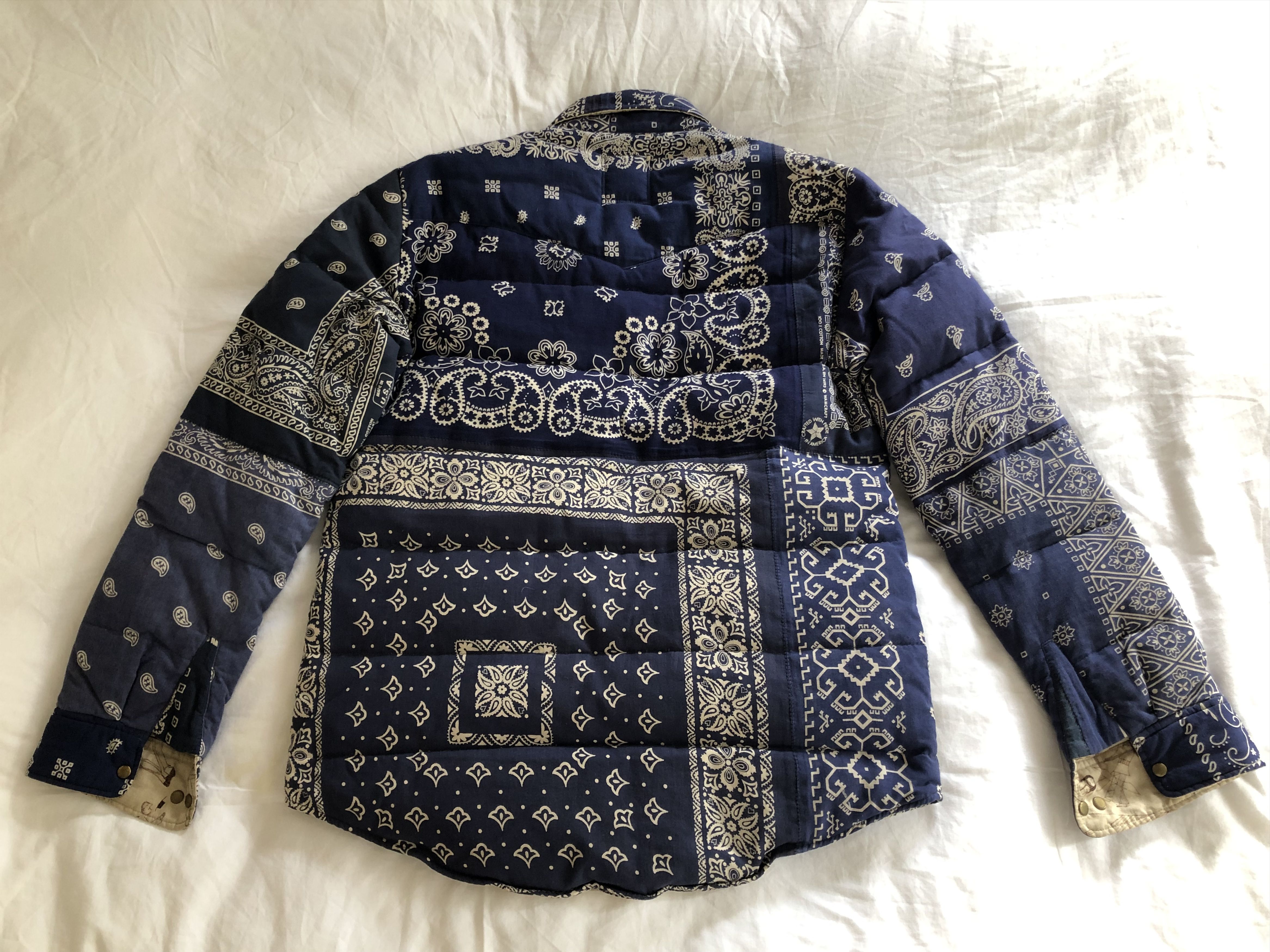 Visvim Visvim Kerchief Down Jacket Navy color | Grailed