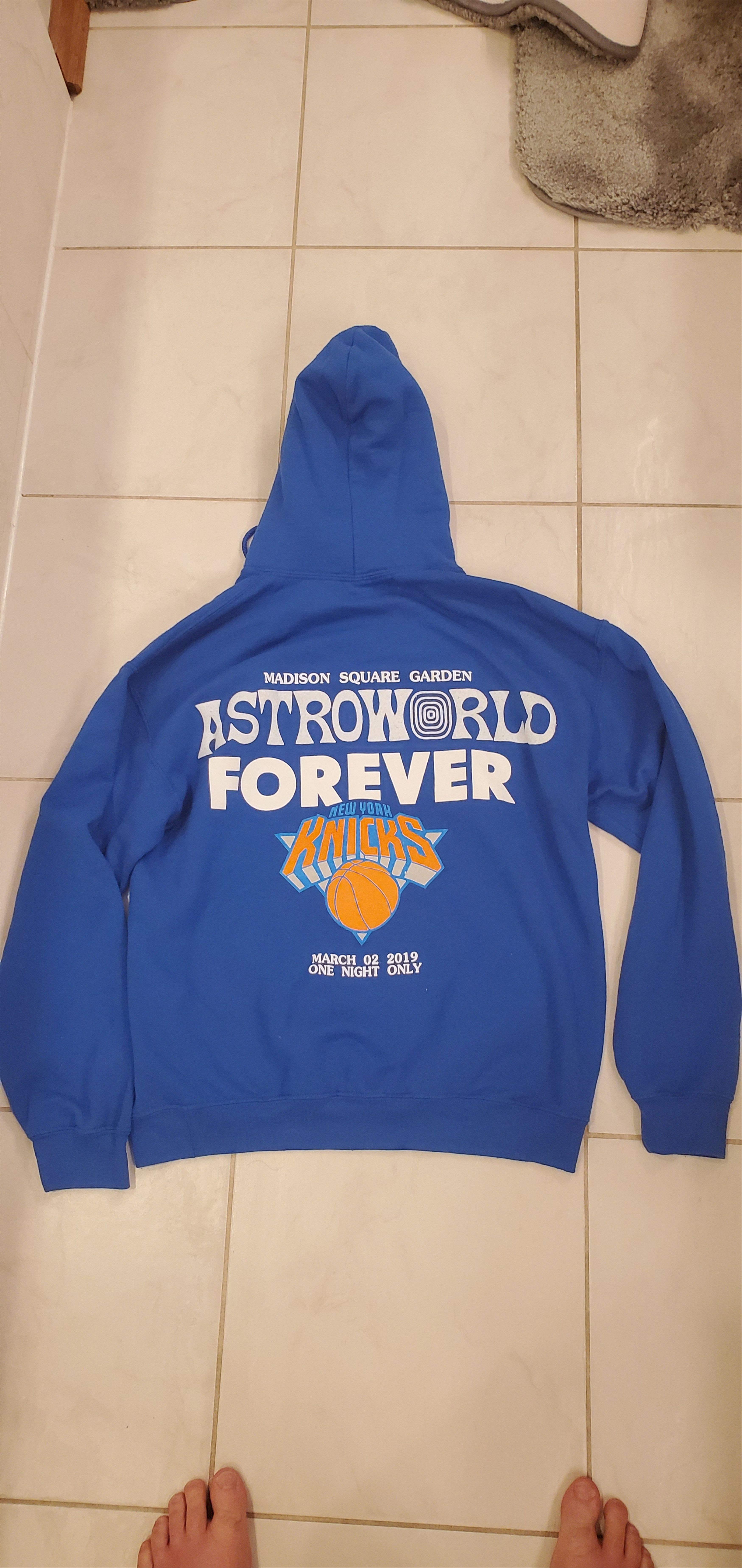 Travis Scott Travis Scott Knicks Hoodie | Grailed