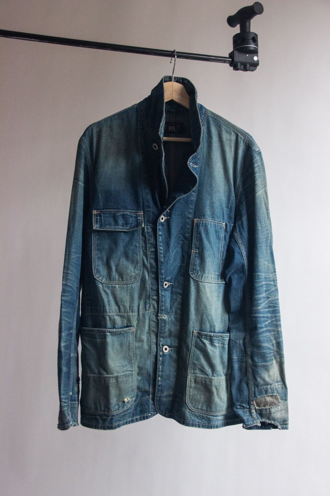 RRL Ralph Lauren RRL Indigo Chore Jacket Blazer | Grailed