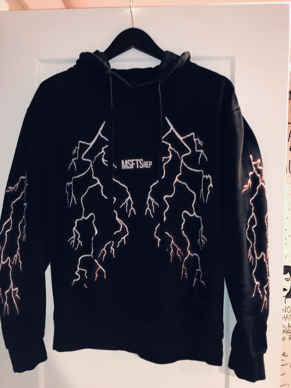 Msftsrep Msftsrep Lightning Hoodie, Black | Grailed