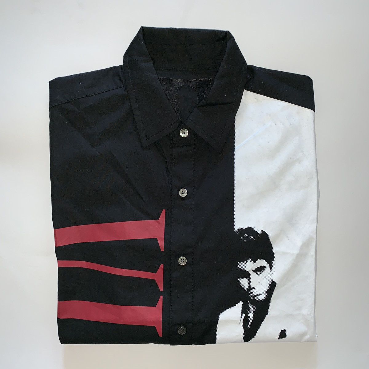 Vlone Vlone Scarface Button Up Longsleeve Shirt | Grailed