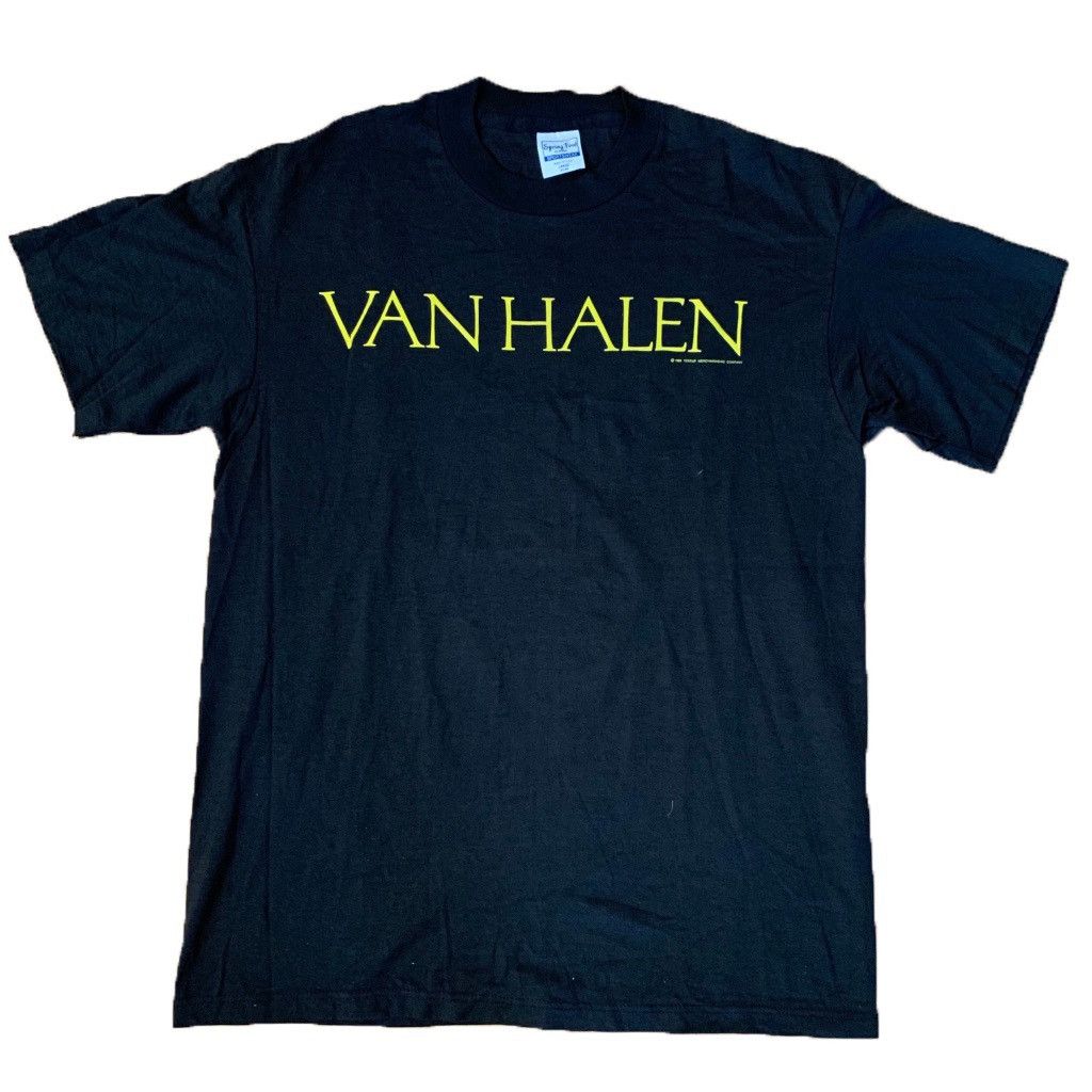 Band Tees × Vintage Vintage Van Halen Tour T-shirt 1988 OU812 World ...