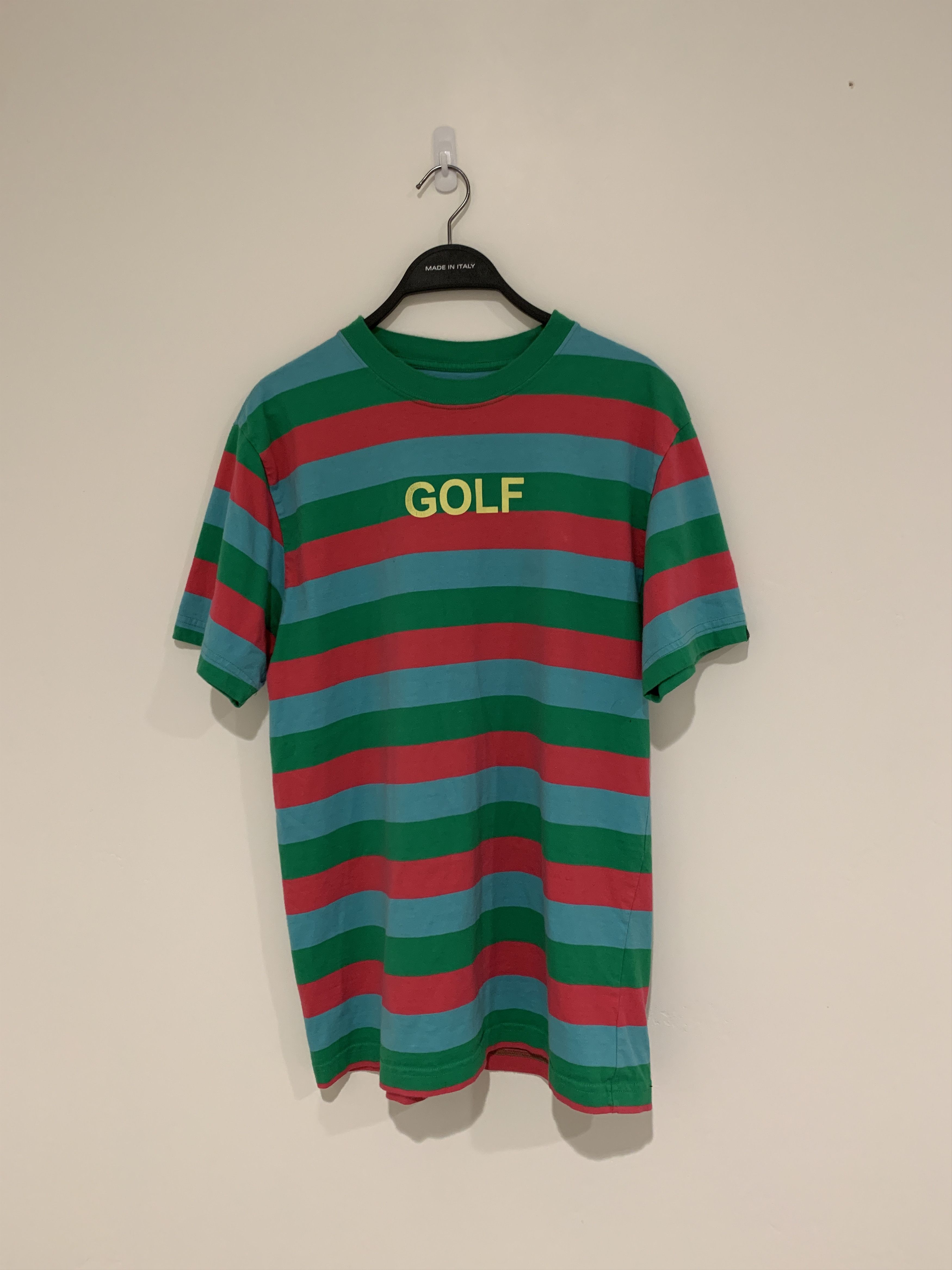 Tyler The Creator Rare 2014 Golfwang Watermelon Striped Tee | Grailed