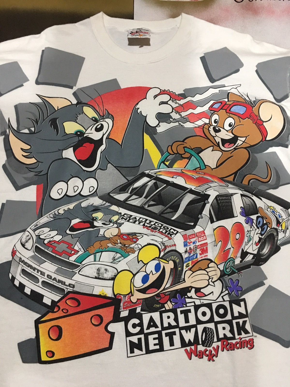 Cartoon Network × NASCAR × Vintage 1997 Cartoon Network Nascar All Over ...