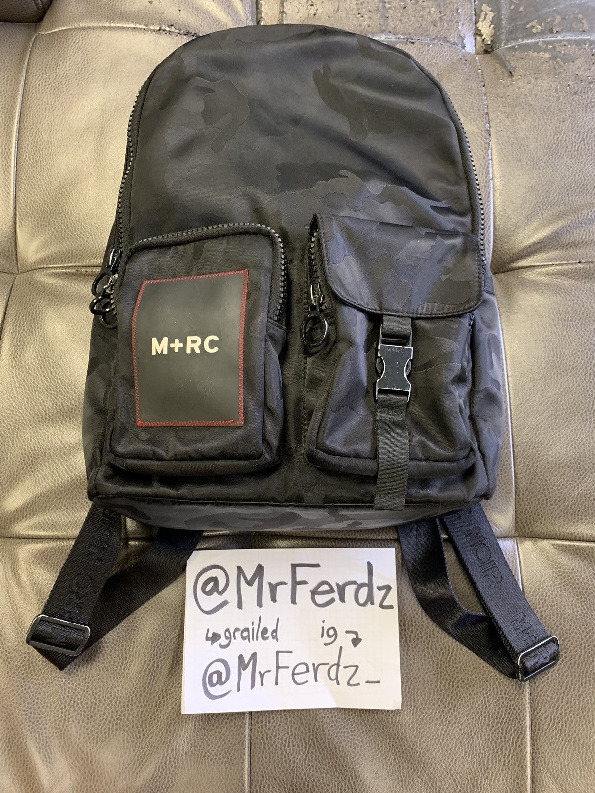 M+Rc Noir Mrc Black Camo Backpack | Grailed