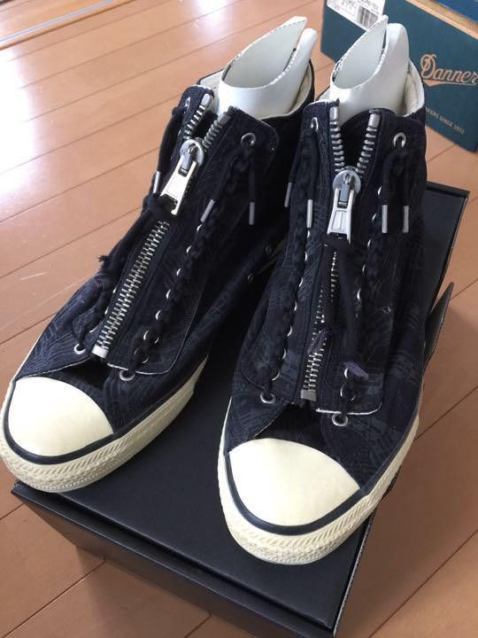 Converse × Number (N)ine Number Nine x converse Zip Sneakers | Grailed
