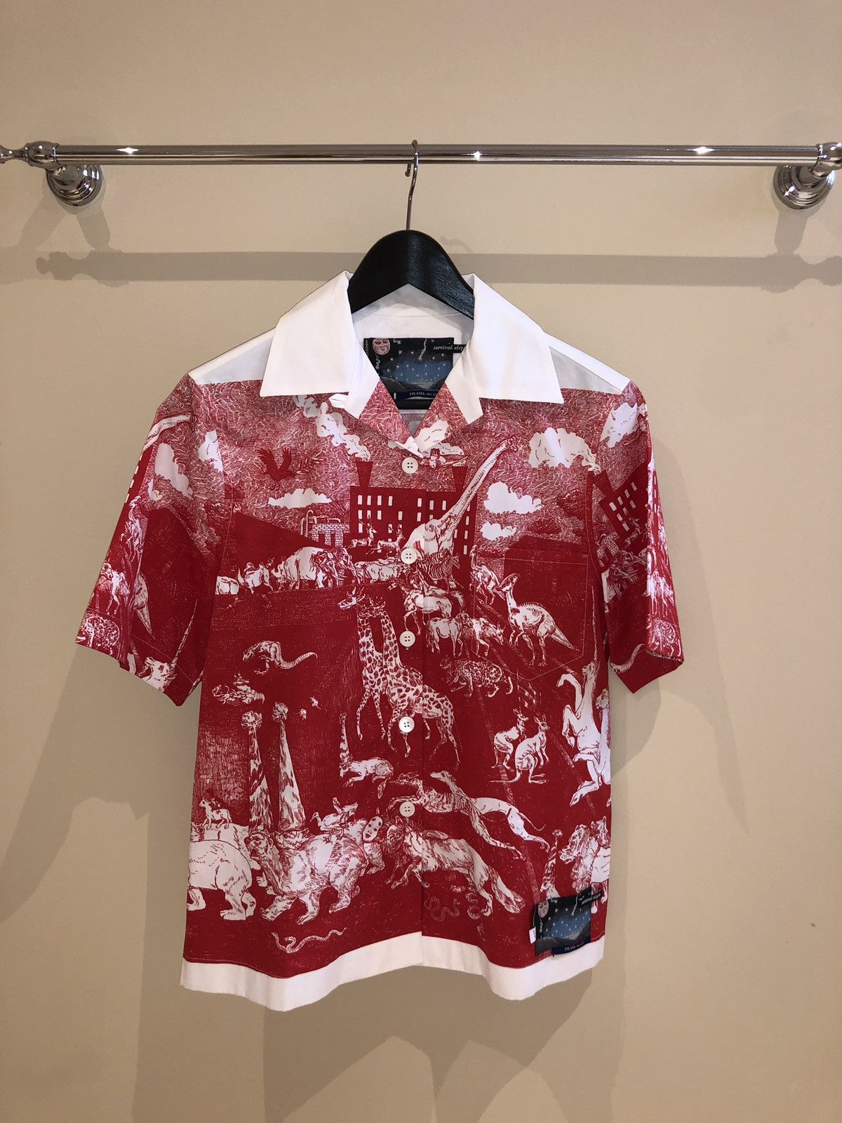 Prada Prada Christophe Chemin Survival Utopia Short Sleeve Shirt | Grailed
