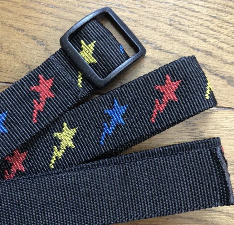 Bape × Nigo Bape Bapesta Belt Multi Black | Grailed