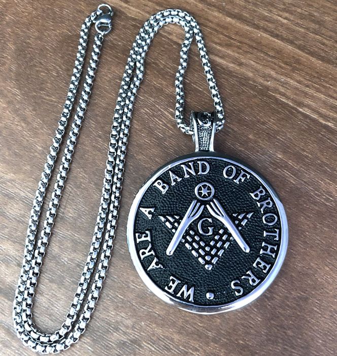 Vintage Stainless Steel Band Of Brothers Medallion 24" Chain | Grailed