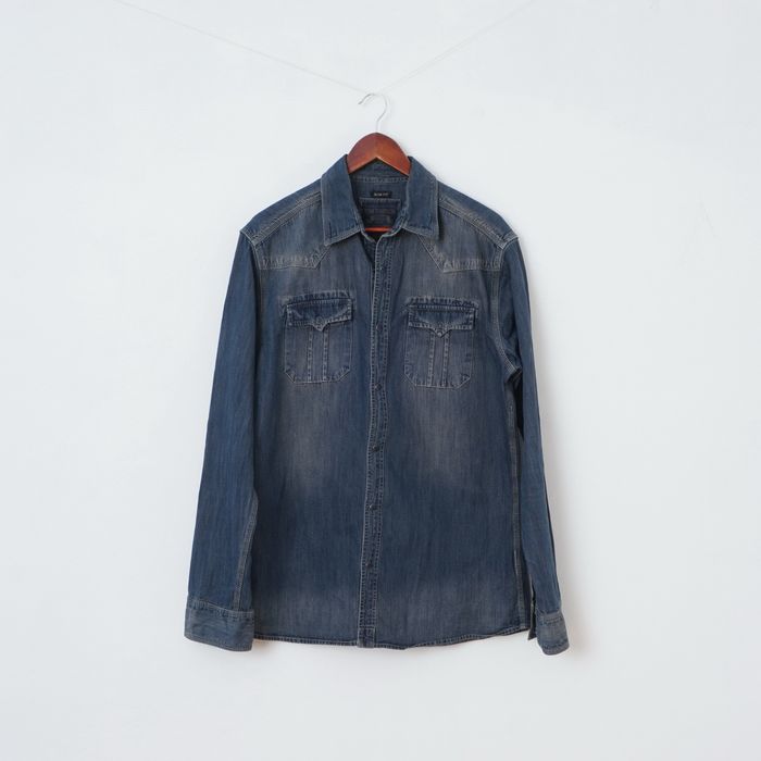 Italian Designers Tom Tompson Mans L Denim Casual Shirt LIght Jacket ...