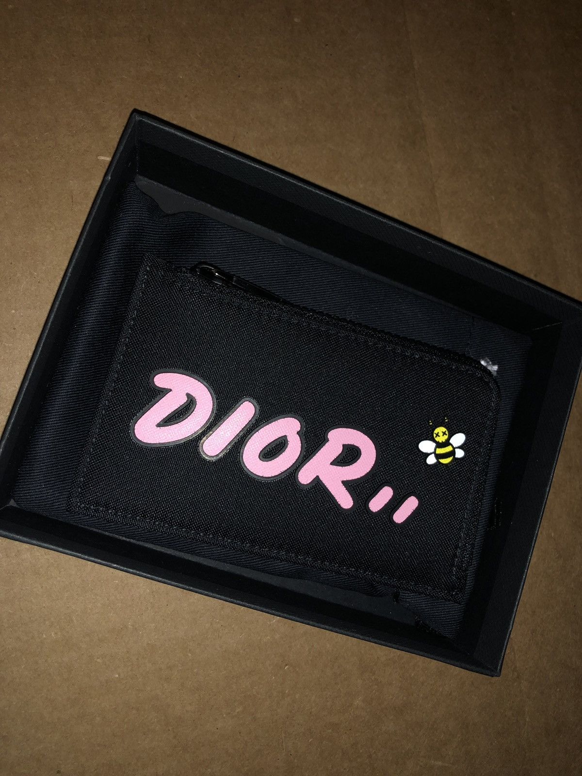 Dior × Kaws Dior x Kaws Zip Wallet/Cardholder | Grailed