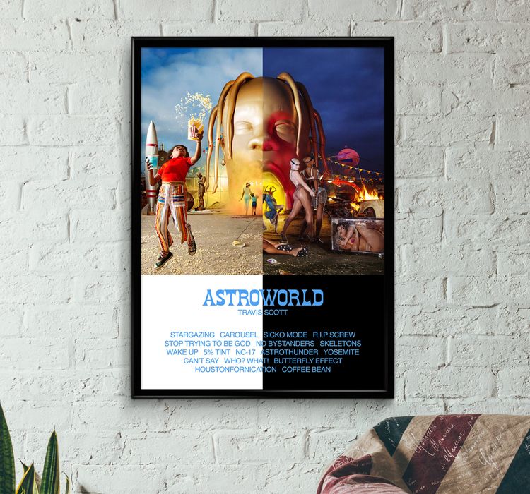 Travis Scott Astroworld x3 Poster Pack | Grailed