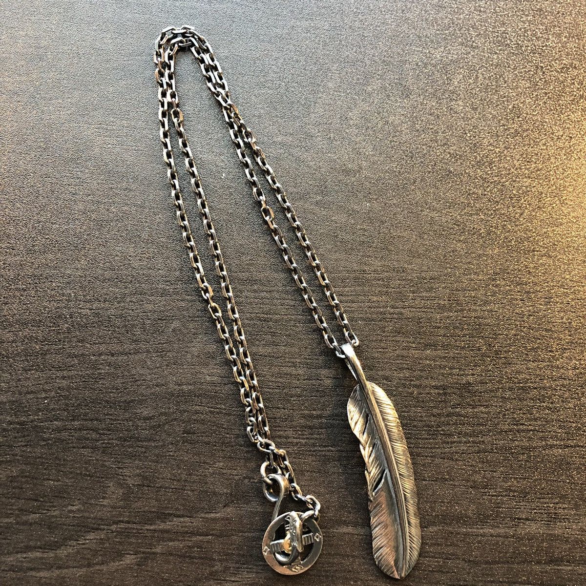 Goros Whole Goro’s set. RARE XL feather & 51cm 细角 chain | Grailed