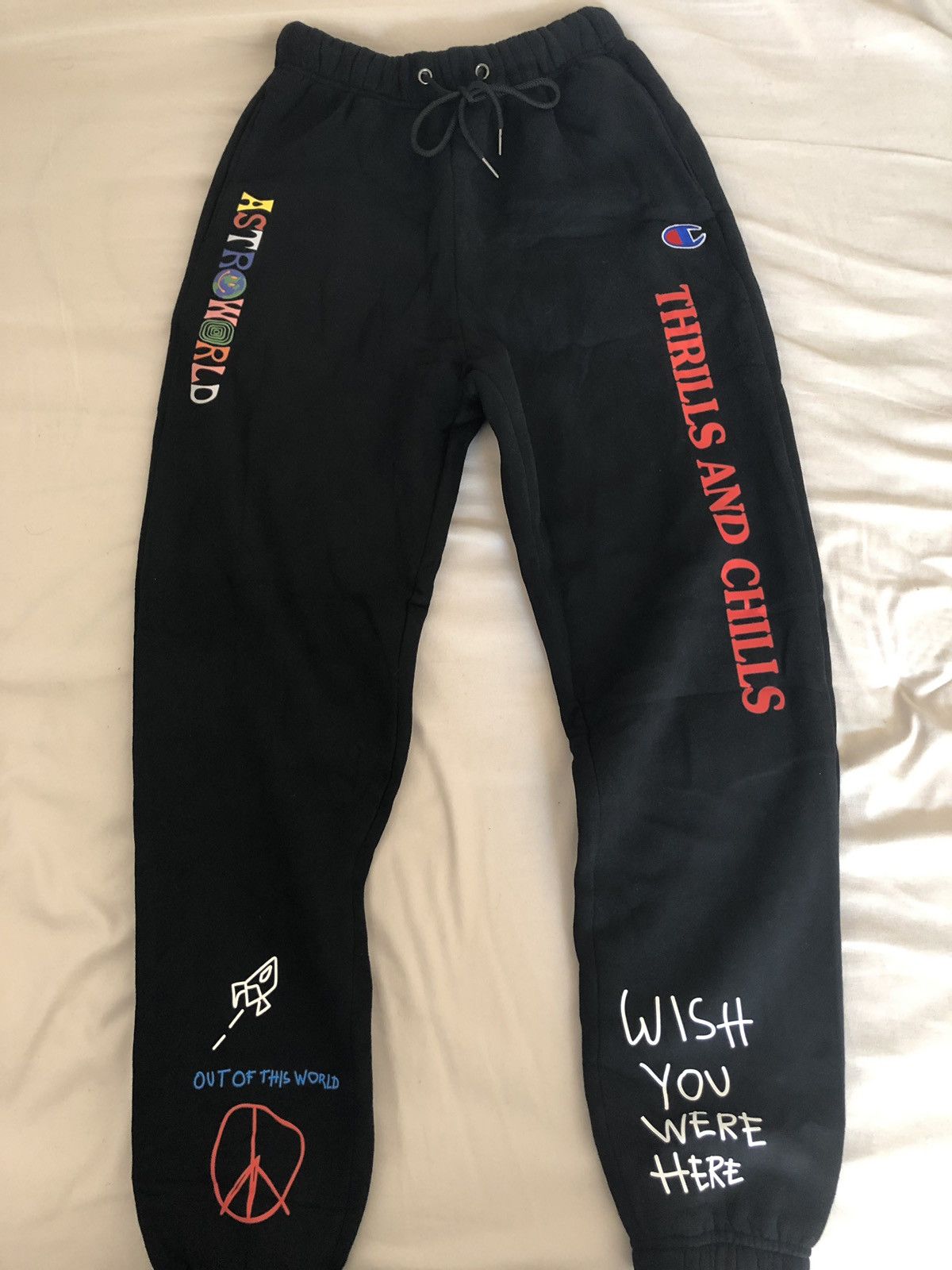 Travis Scott Travis Scott Astroworld Sweatpants Merch. Size Small | Grailed