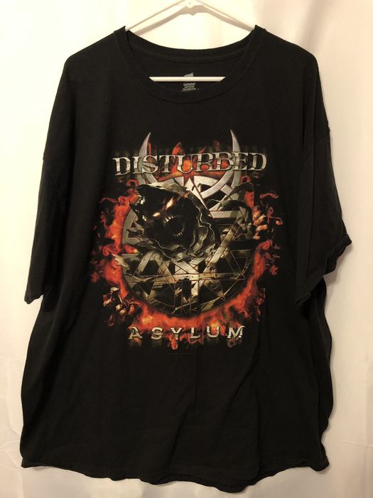 Band Tees Vintage Disturbed Asylum Band Tee Tour Shirt Heavy Metal ...