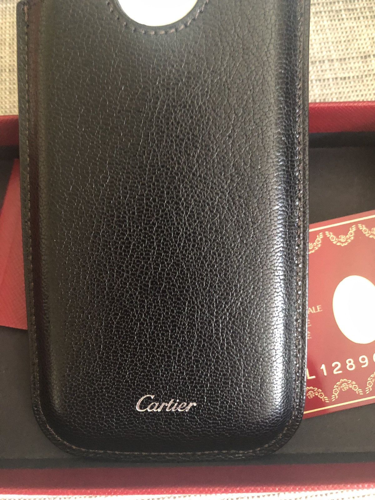 Cartier Cartier leather phone holder | Grailed