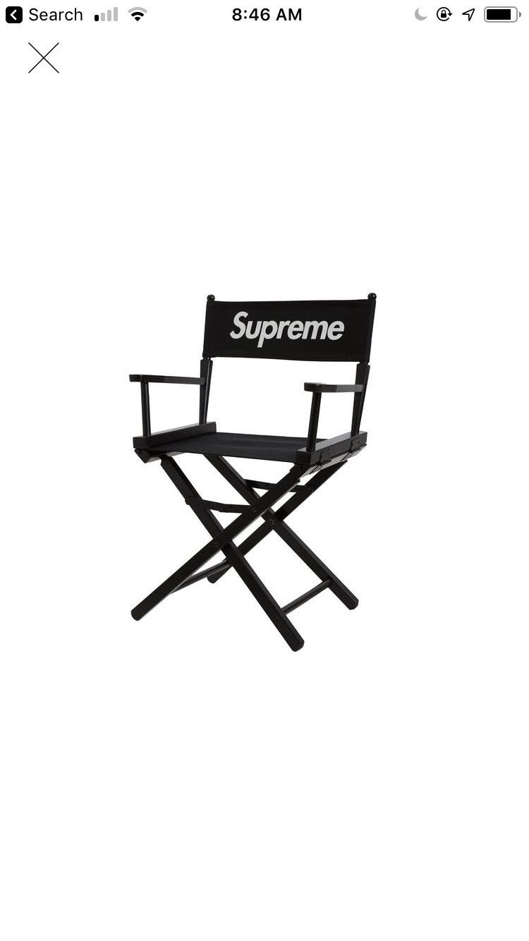 Supreme Supreme Directors Chair black | Grailed