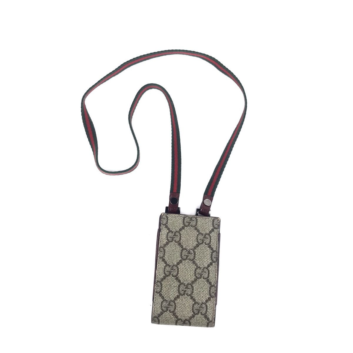 Gucci Monogram Lanyard Pouch Wallet | Grailed