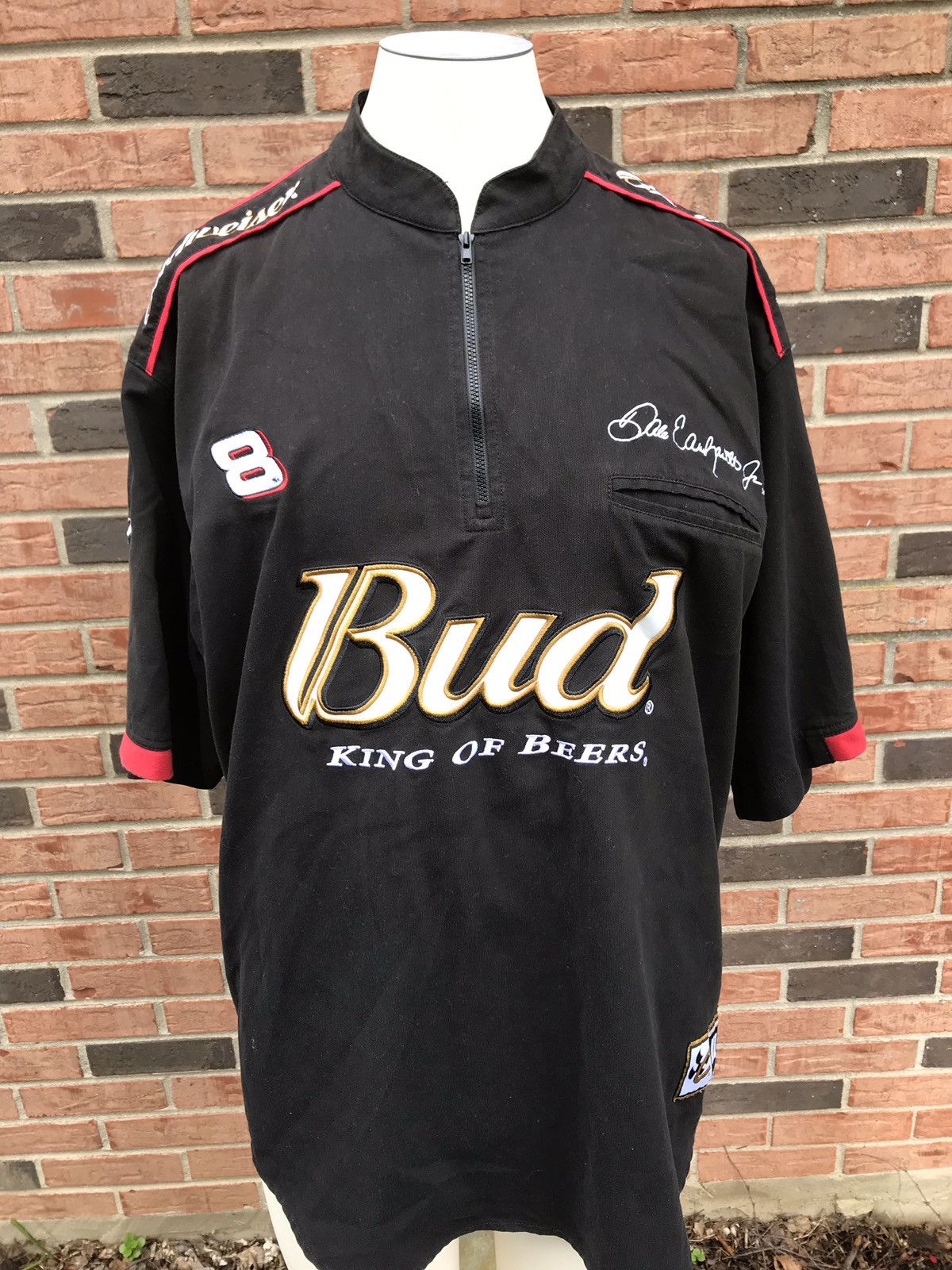 Chase Authentics Vintage Dale Earnhardt Jr. Budweiser Pit Stop Shirt ...