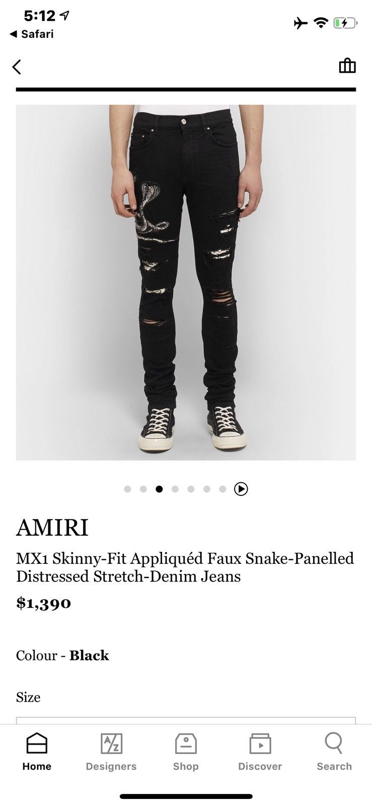 Amiri AMIRI MX1 LEATHER PATCH | Grailed