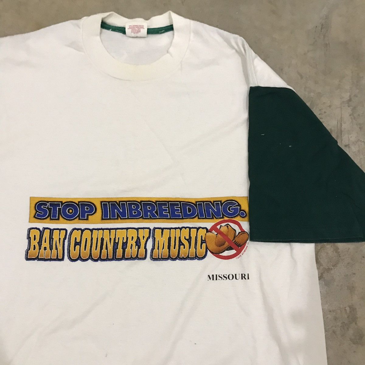 Vintage Vintage 90’s stop inbreeding ban country music tee | Grailed