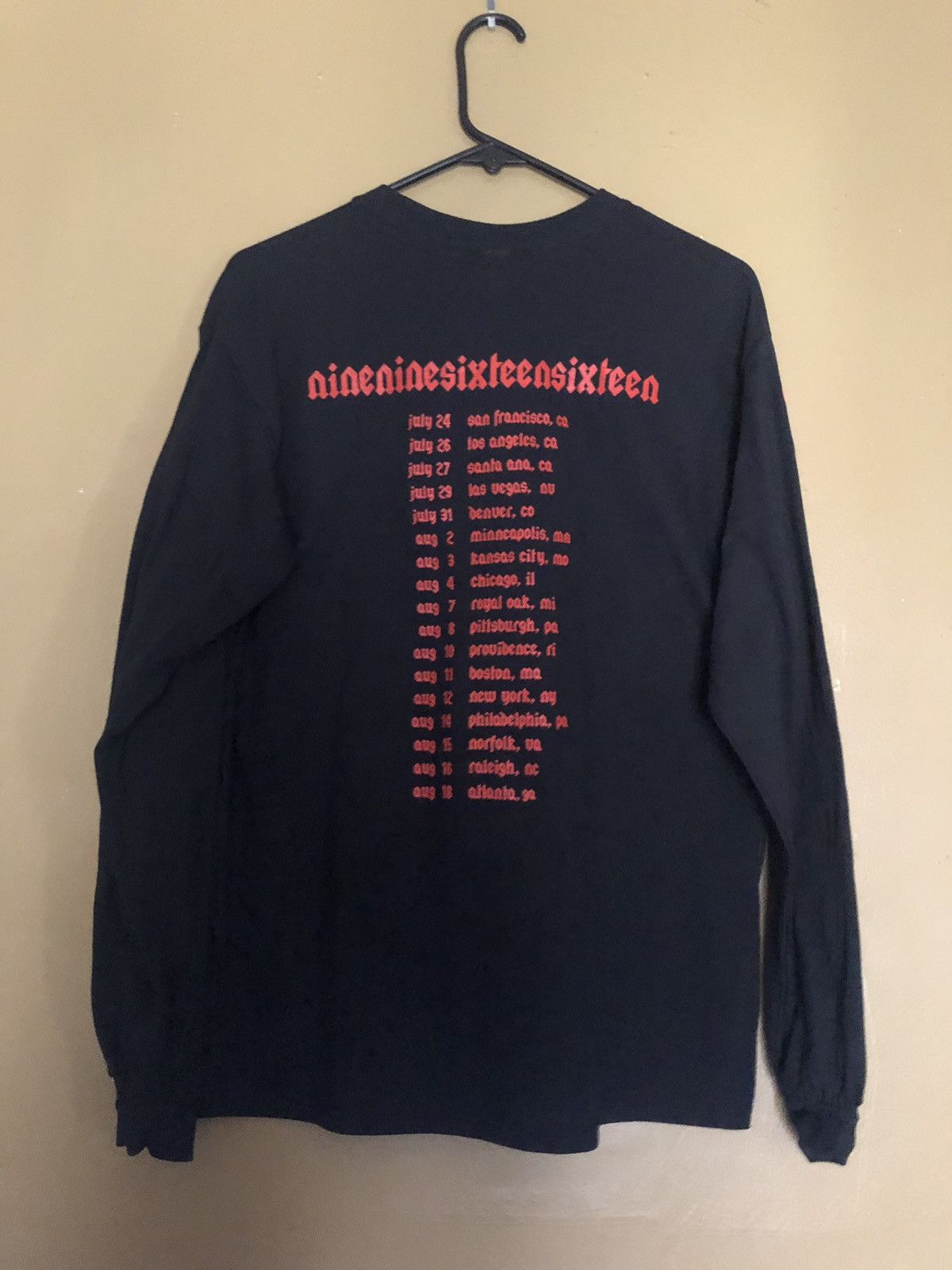 Vlone Playboi Carti Die Lit Tour Skeleton Shirt | Grailed