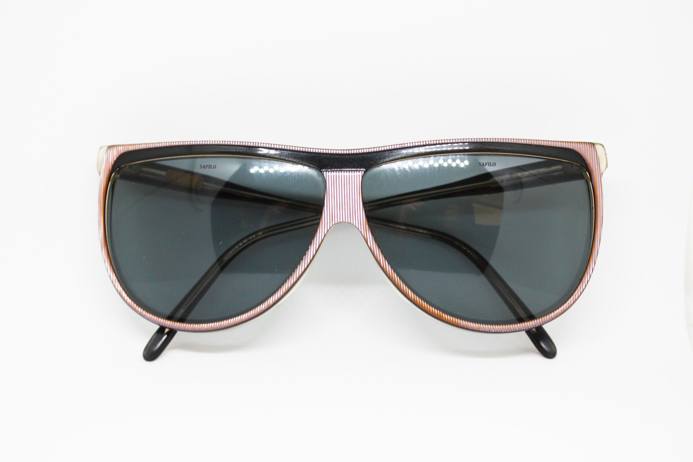 Safilo SAFILO sunglasses mask, iridescent shield made in italy vintage ...