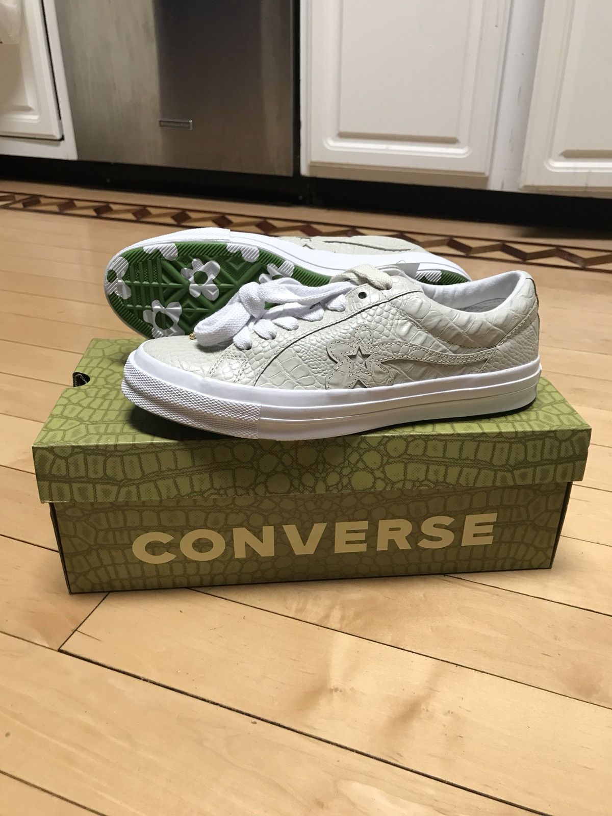Converse GOLF LE FLEUR* One Star Faux Croc Tyler the Creator Igor | Grailed