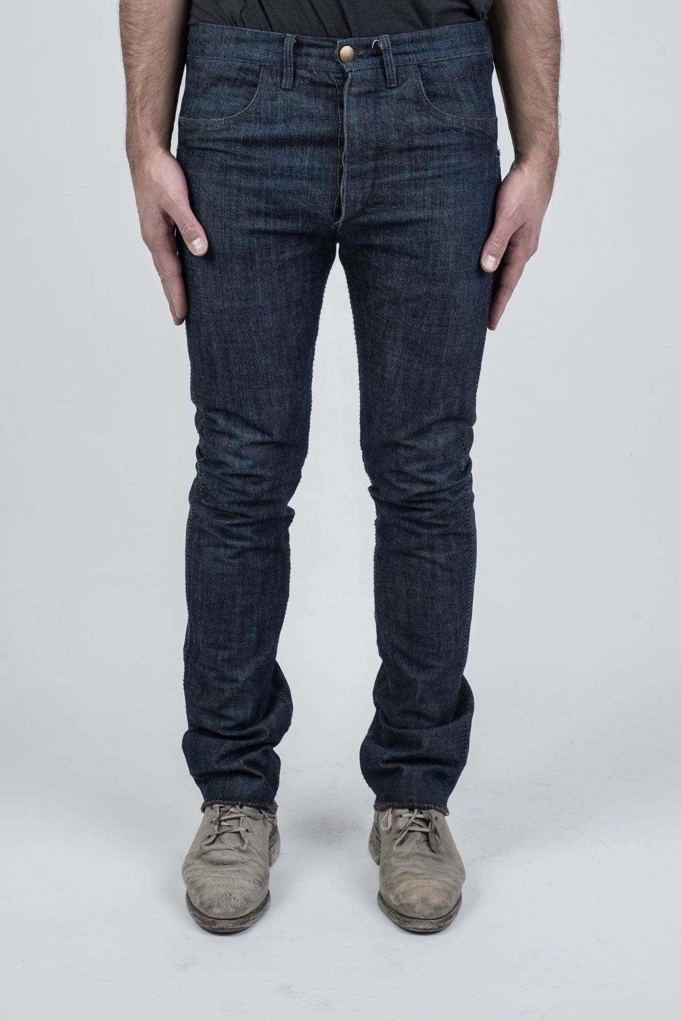 Carol Christian Poell Raw Denim Overlock Jeans | Grailed