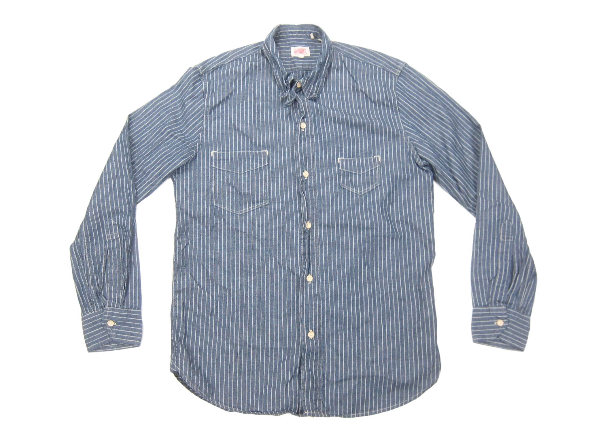 LVC × Levi's Vintage Clothing LVC 1920s Sunset 2-Pocket Striped Indigo ...