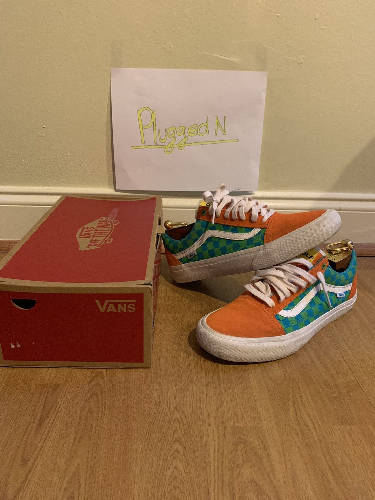 Golf Wang × Tyler The Creator × Vans Golf Wang Checkerboard Orange Vans ...