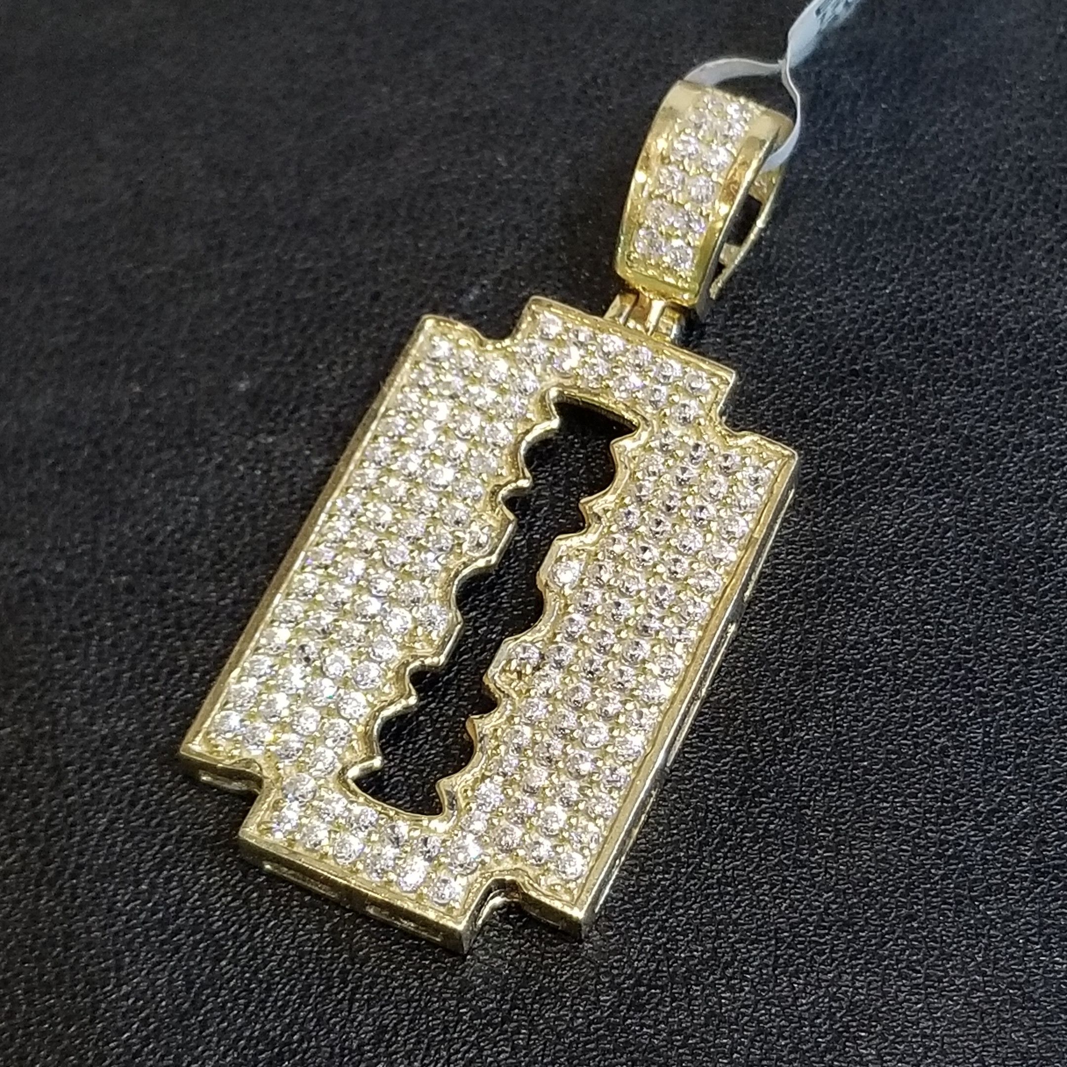 Gold × Jewelry × Vintage 10K Gold Razor Blade Pendant for Chain | Grailed