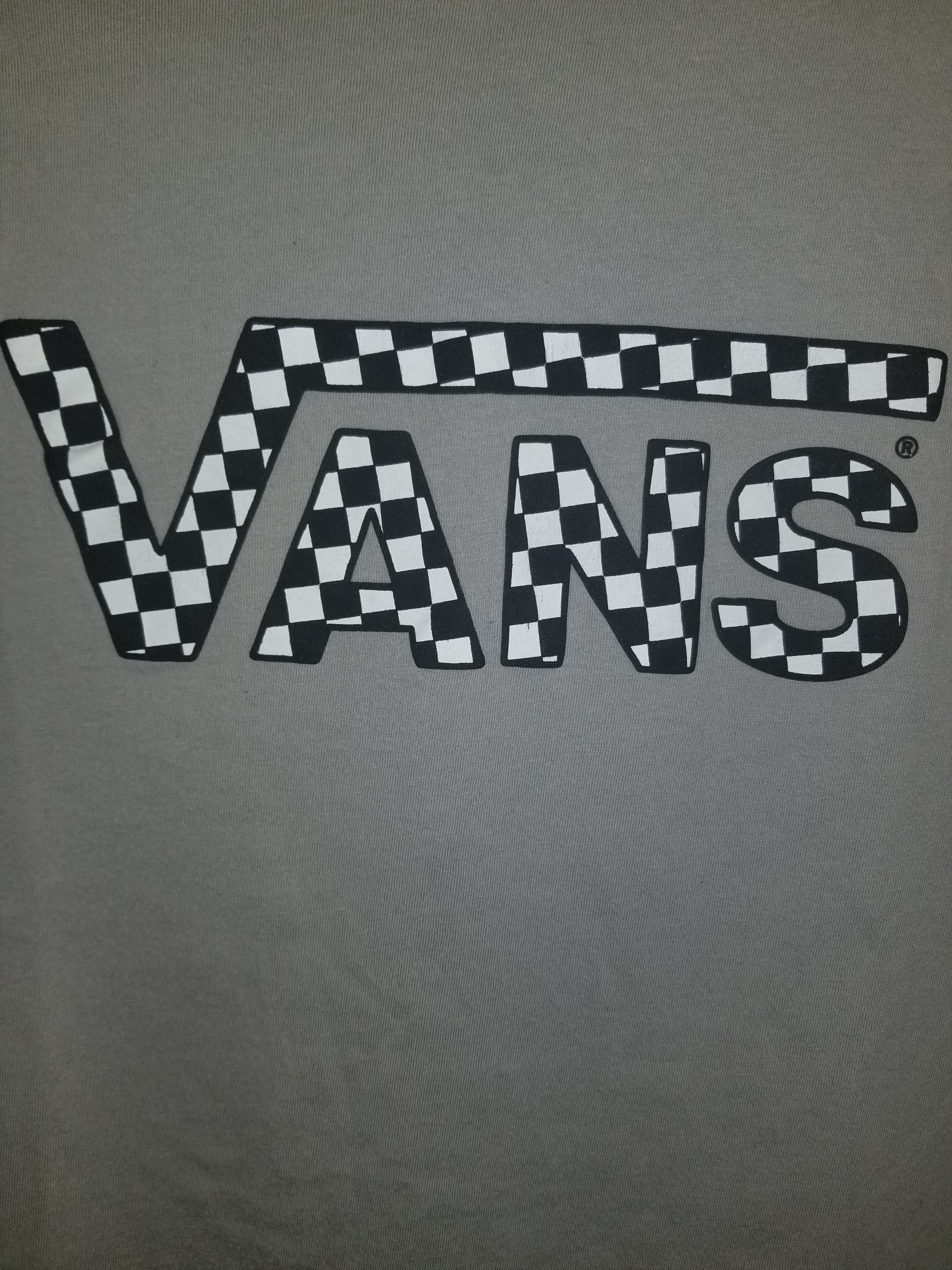 Vans VANS Checkerboard Logo Spell Out Graphic T Shirt | Grailed