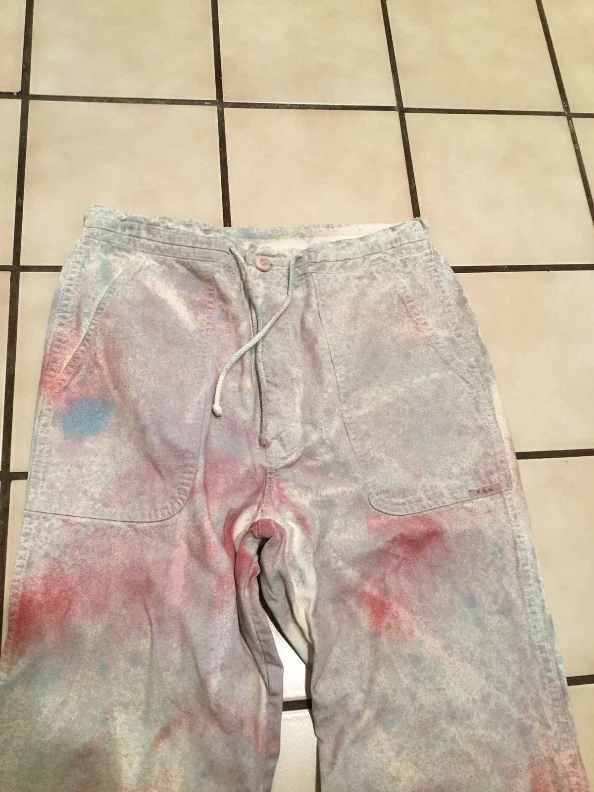 Vintage VTG 80s PCH Skate Tie Dye Painter Paint Splatter Punk Pants ...