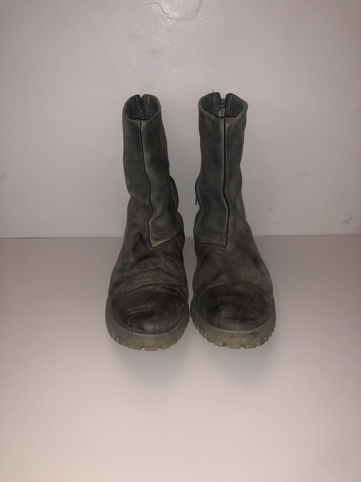 Carol Christian Poell CCP DUAL ZIP TANK SOLE GOODYEAR BOOTS | Grailed