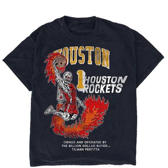 Warren Lotas Warren Lotas Houston Rockets Tee | Grailed