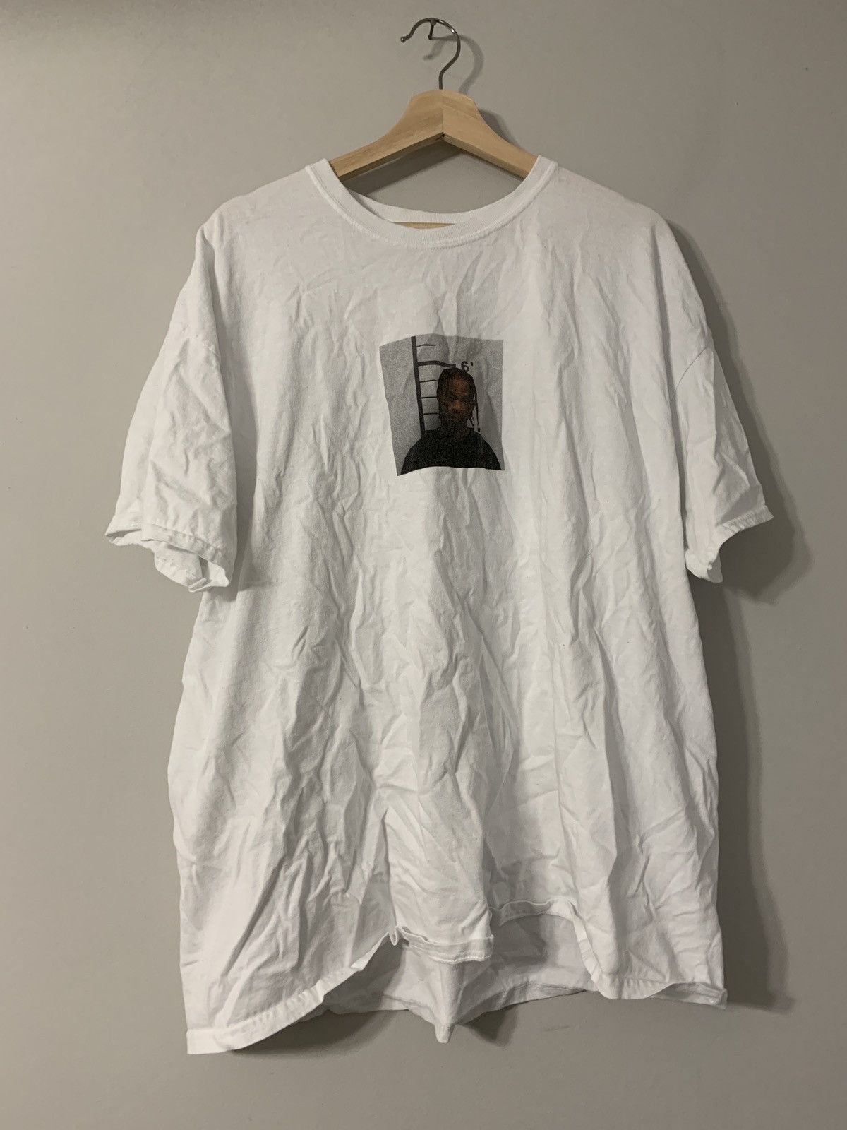 Travis Scott Free the rage Travis Scott mugshot shirt | Grailed