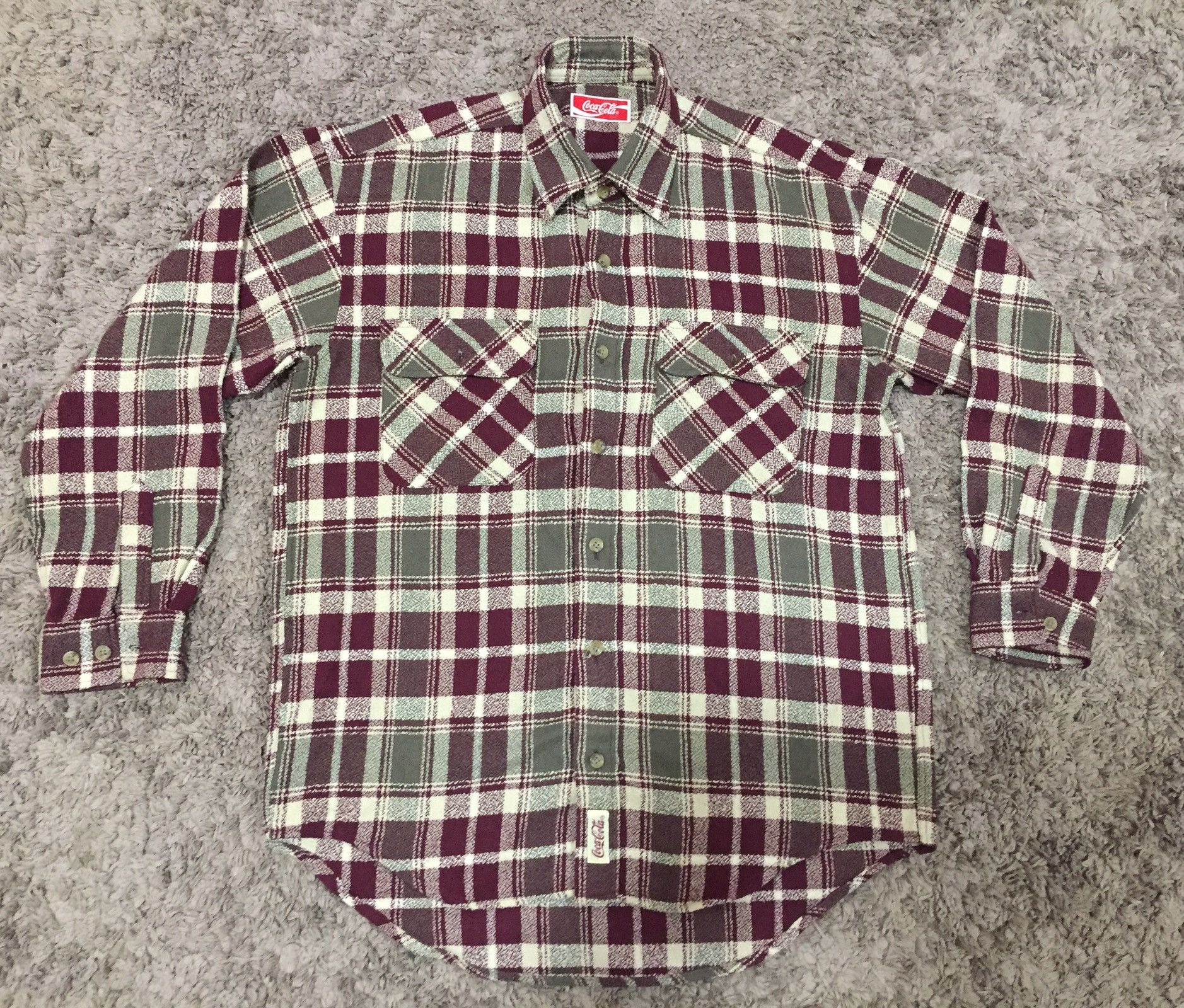 Coca Cola Coca-Cola flanel wool | Grailed
