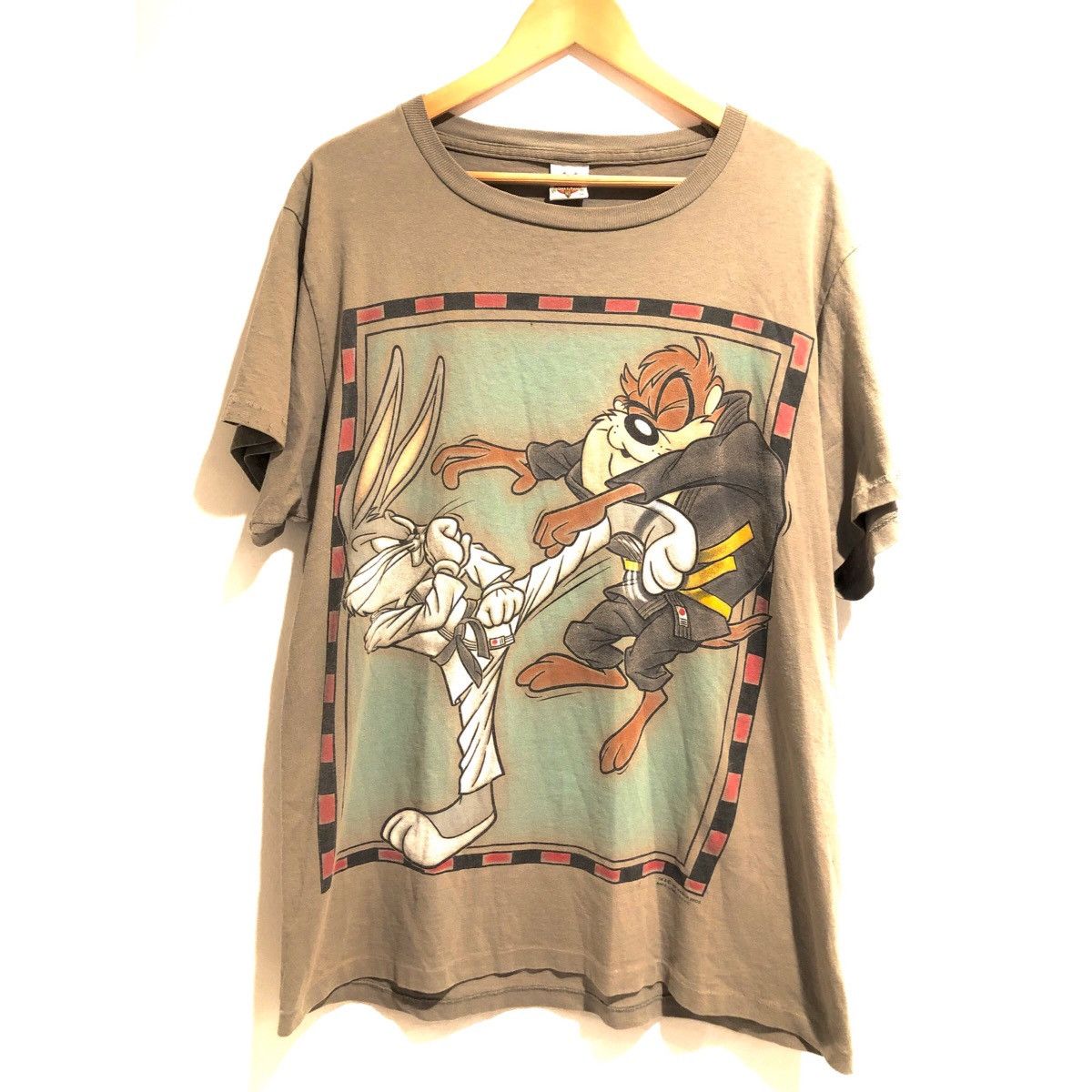 Vintage Vintage Rare 90s Looney Tunes Bugs Bunny & Taz Karate TShirt ...
