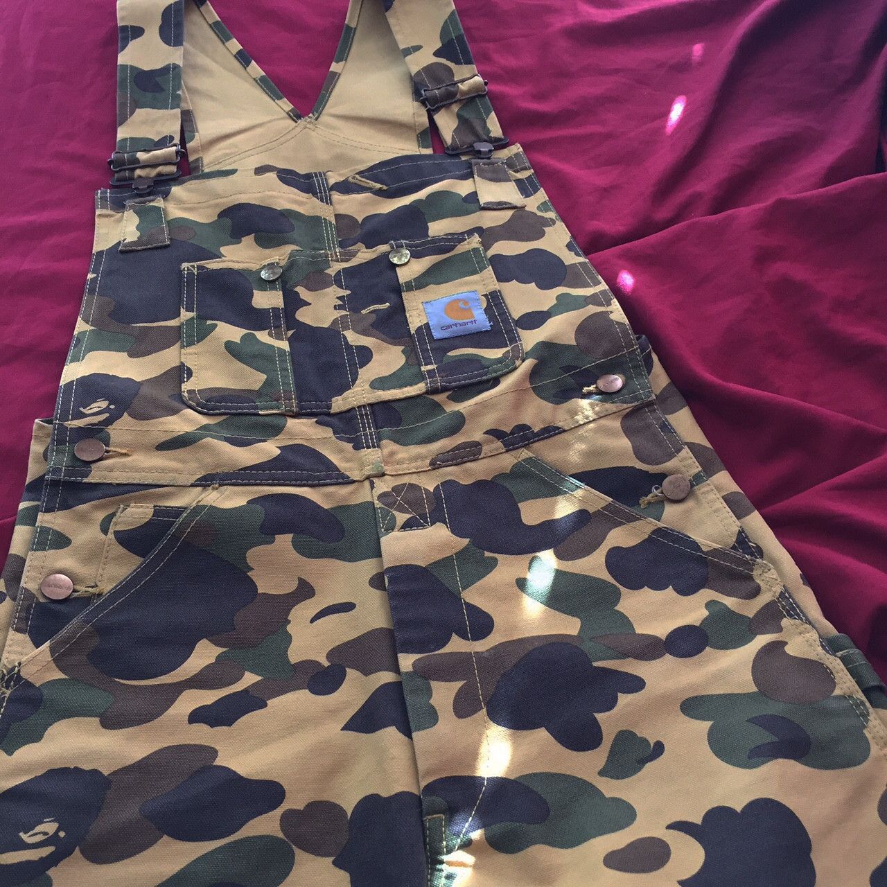 Bape Bape x Carhartt Overalls | Grailed