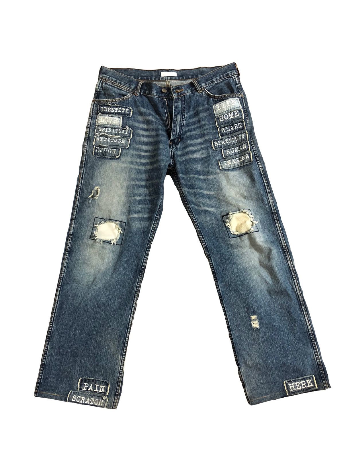 Number (N)ine Number Nine Patchwork Denim | Grailed