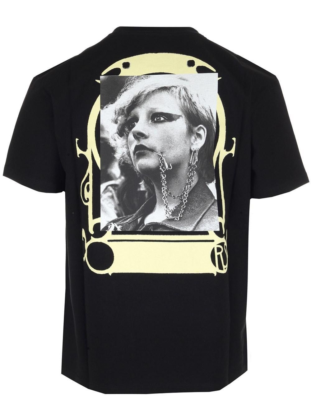 Raf Simons Raf Simons SS19 Black Shirt with Printed Graphic | Grailed